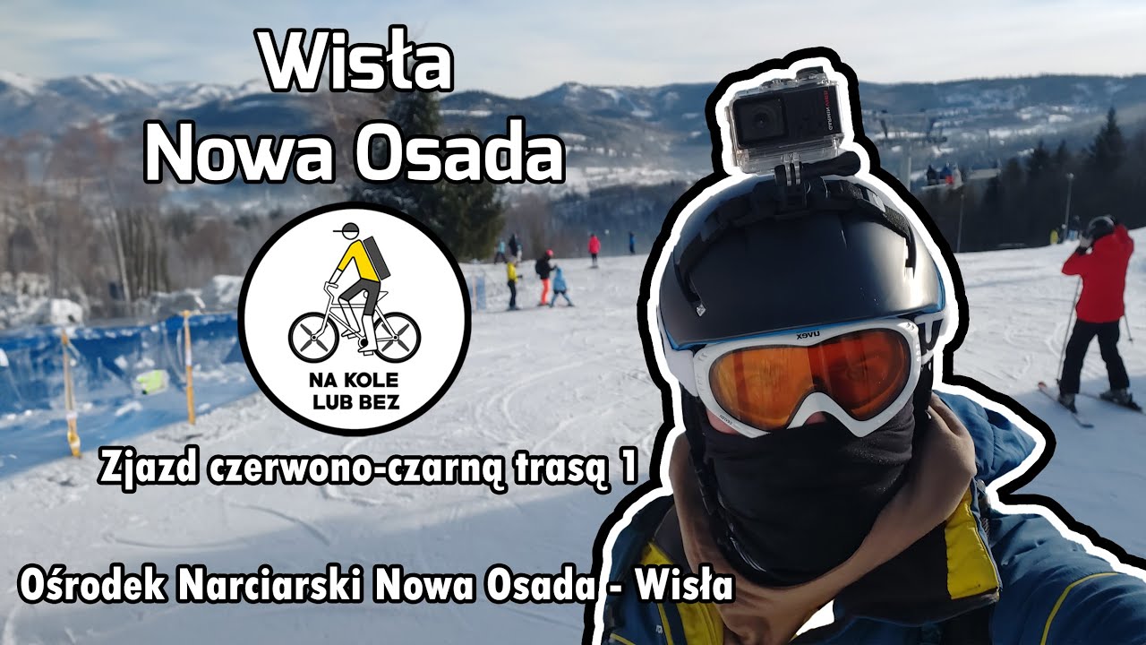 [4K] Ośrodek Narciarski #NowaOsada w Wiśle. Zjazd narciarski trasą ...