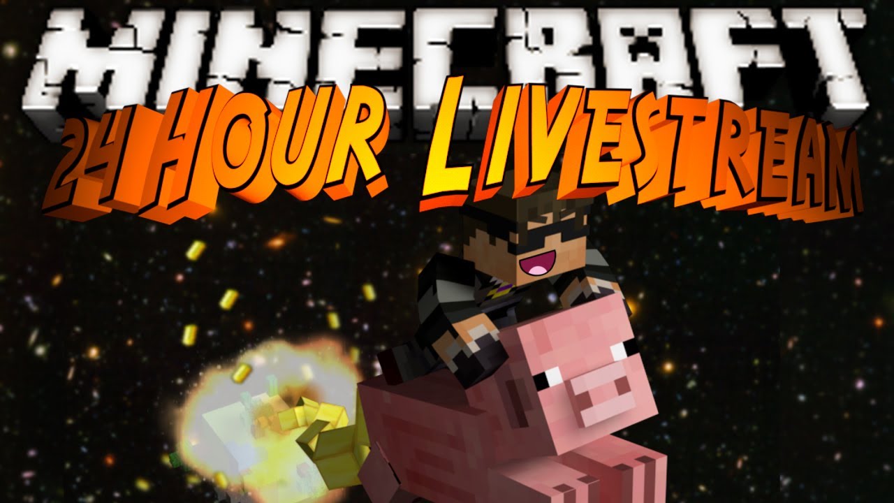 Minecraft: 24 HOUR LIVESTREAM /w SkyDoesMinecraft! - YouTube