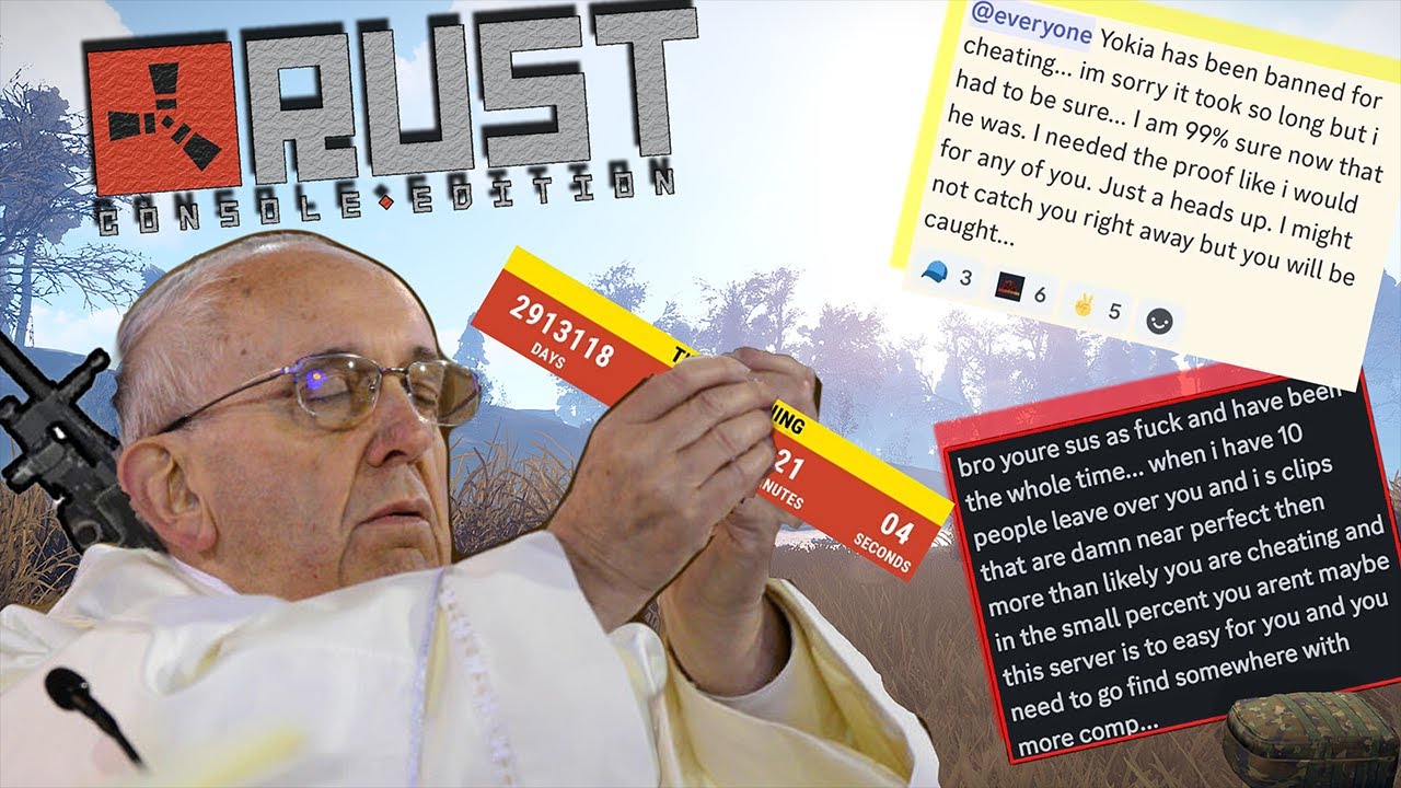 (Getting Banned on a Community Server) -My Spray is Mid- Rust Console ...