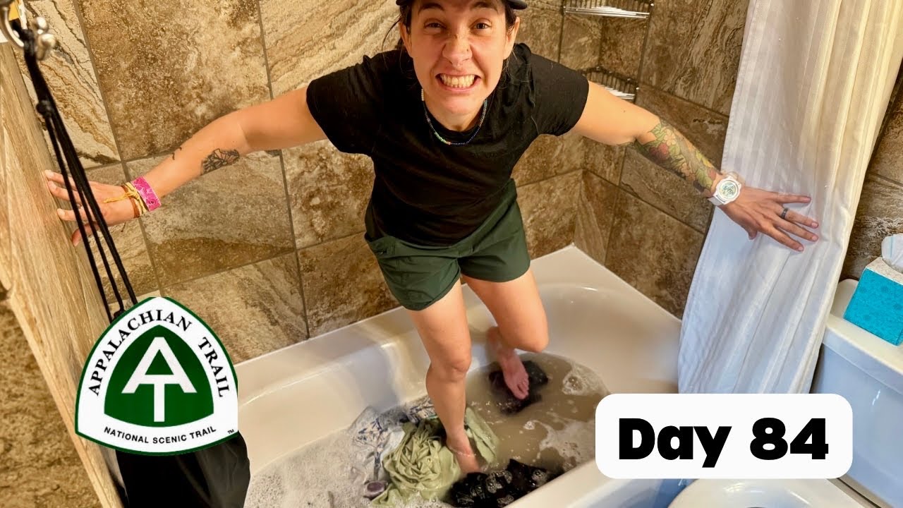 Day 84 - bathtub laundraaaay | AT thru hike 2024 - YouTube