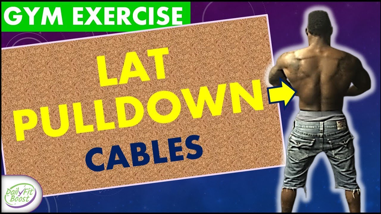 How To Do A Lat Pulldown Properly - YouTube
