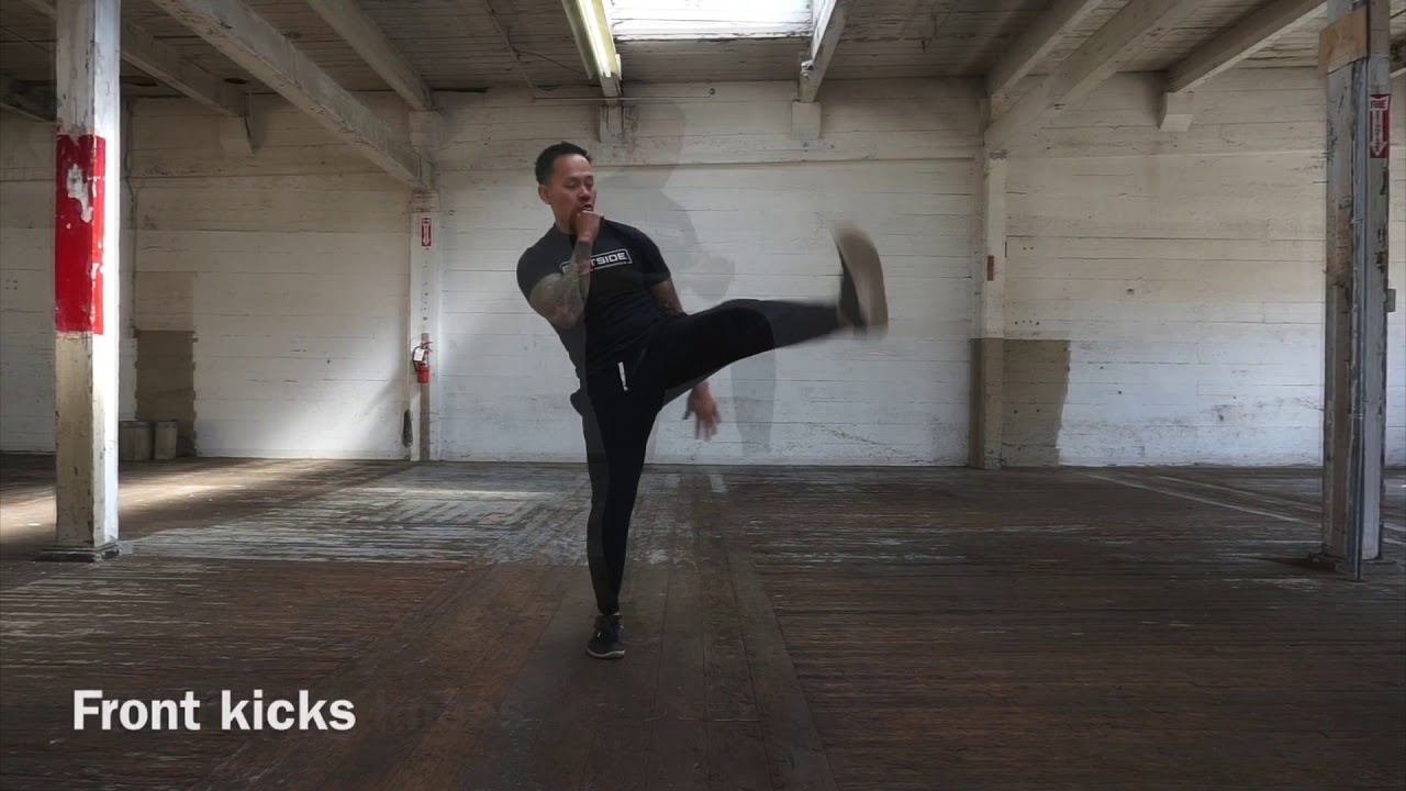 Front kick progressions - YouTube
