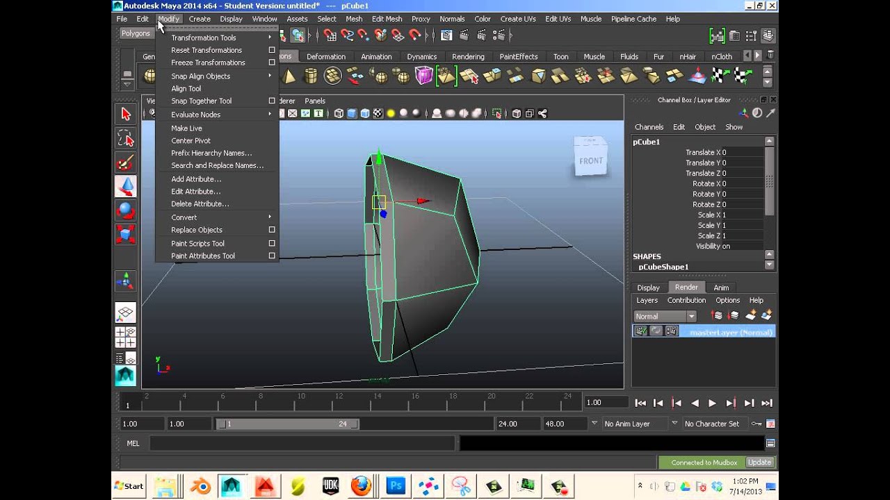 0102 Mudbox 2014 Scale is very important) - YouTube