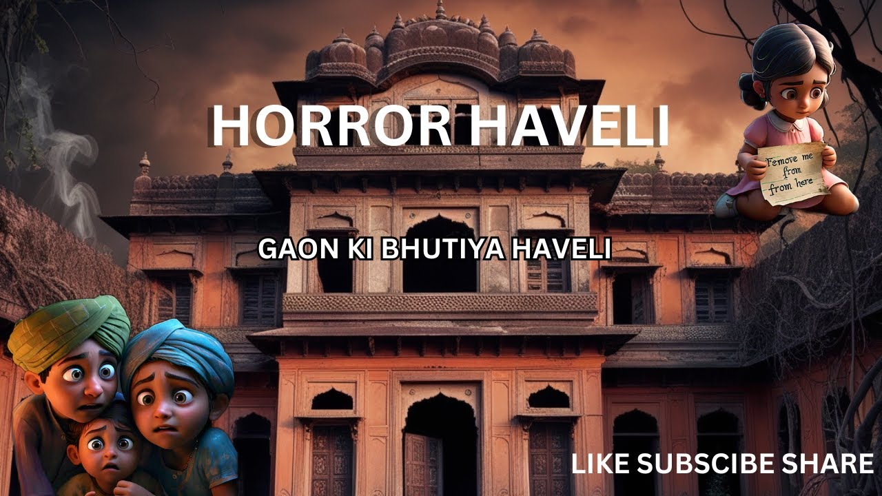 HORROR HAVELI | Gaon ki bhutiya haveli | #kidsfun #kidventure - YouTube