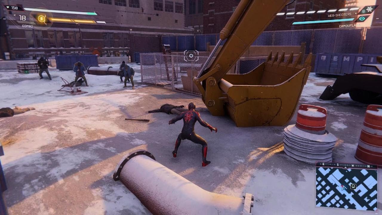 SpiderMan:Miles Fight Scene With Thugs | PS5 - YouTube