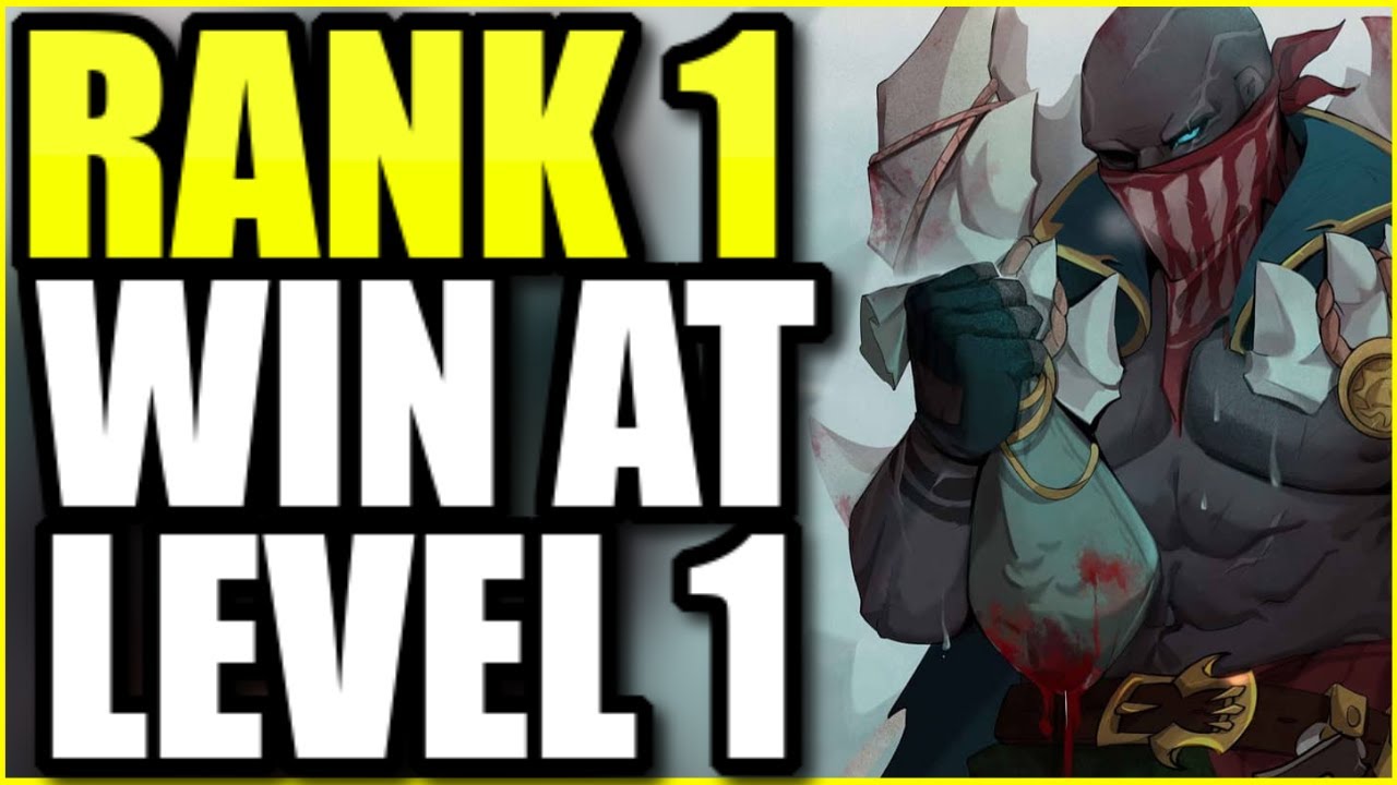 How to win the game at level 1 as Pyke - YouTube