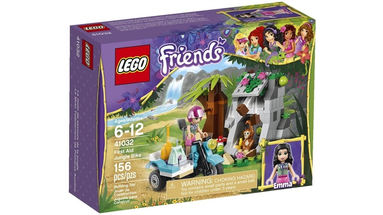 Lego Friends First Aid Jungle Bike 41032 Building Set - YouTube