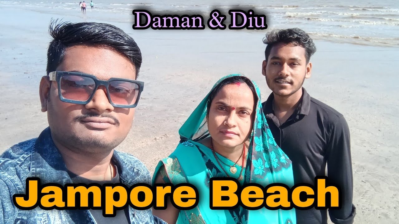 Jampore Beach Daman 2022 ️ | Vapi To Daman | My First Vlog | Skp Vlogs - YouTube