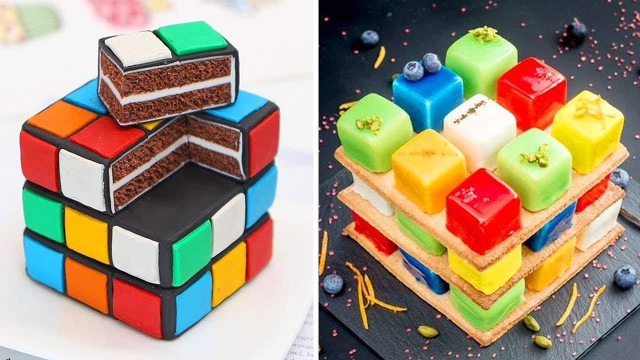 Rubik's Cakes Are A Thing And They're Too Pretty To Eat | Best Amazing ...