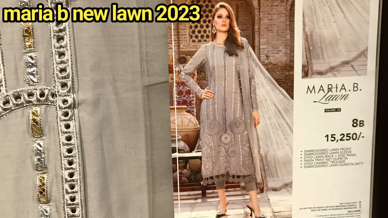 maria b new collection 2023 - YouTube