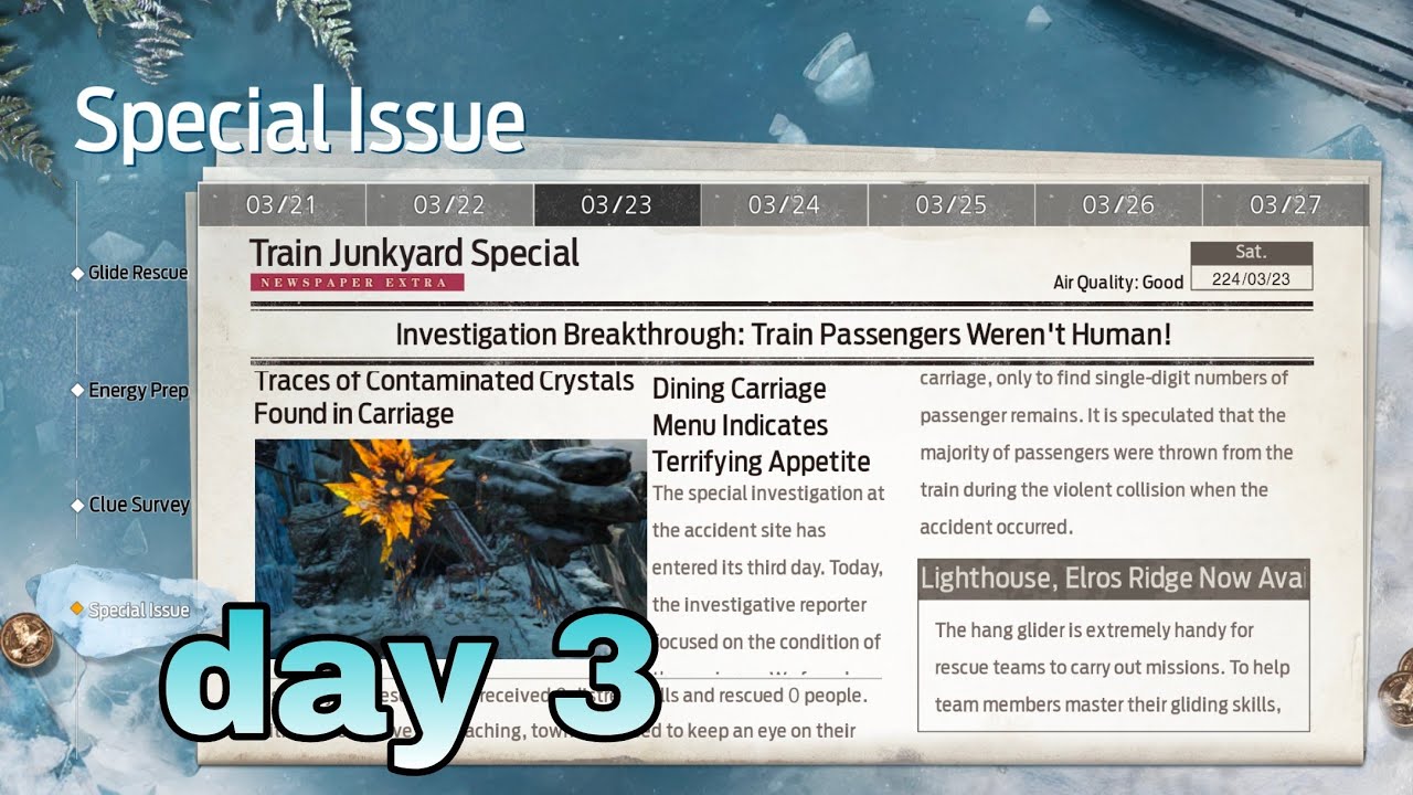 undawn light in then night side mission train passenger weren't human ...