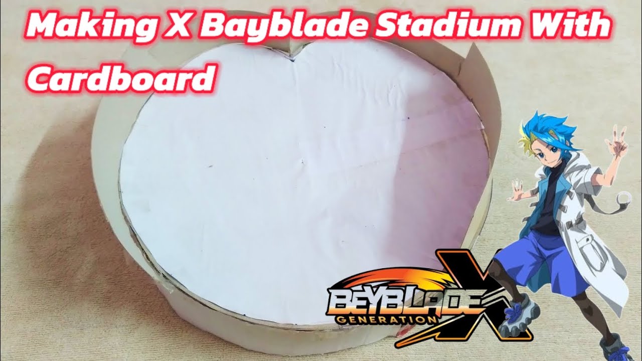 How To Make A Bayblade X Stadium From Cardboard | how to make a big ...