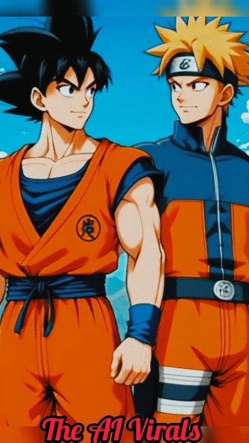 Naruto and Goku hug each other ️#Anime #Naruto #Goku - YouTube