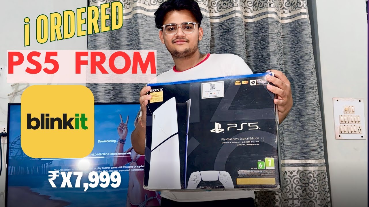 DREAM COME TRUE | BUYING PS5 FROM BLINKIT | PS5 UNBOXING AND FIRTST ...