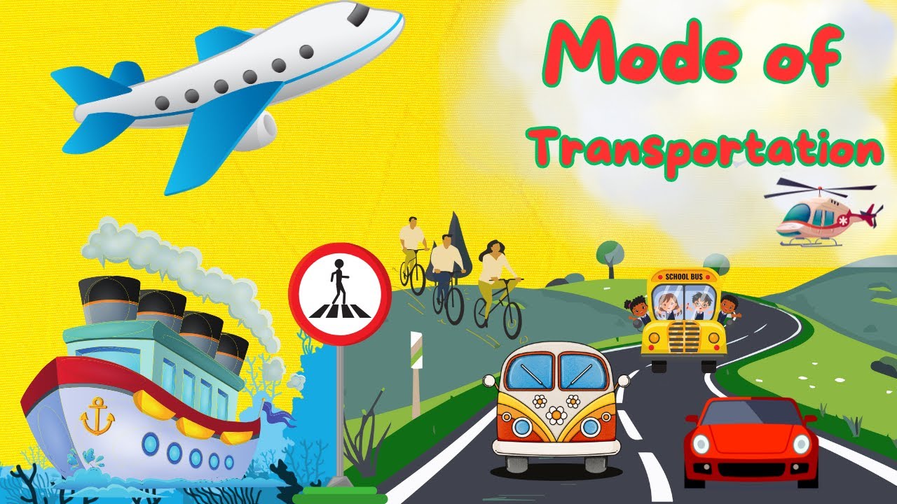 Transportation Adventures for Kids | Learning Educational Video For ...