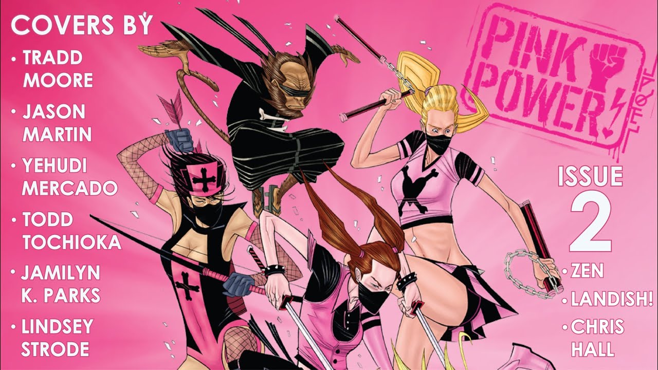 Pink Power #2 comic book Trailer - YouTube