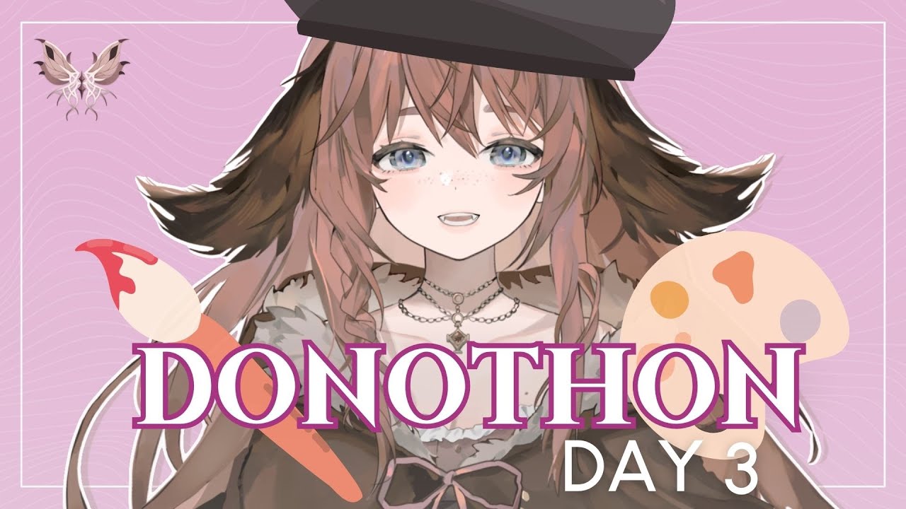 【DONOTHON DAY 3】Art Day! themed gifting rewards in description♡ - YouTube