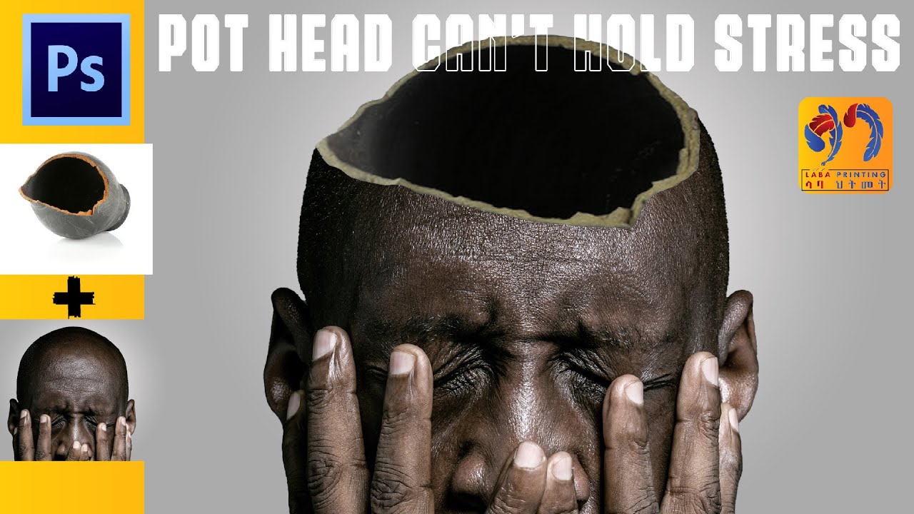 simple Photo Manipulation, Pot Head, Combine Two Photos by Photoshop ...