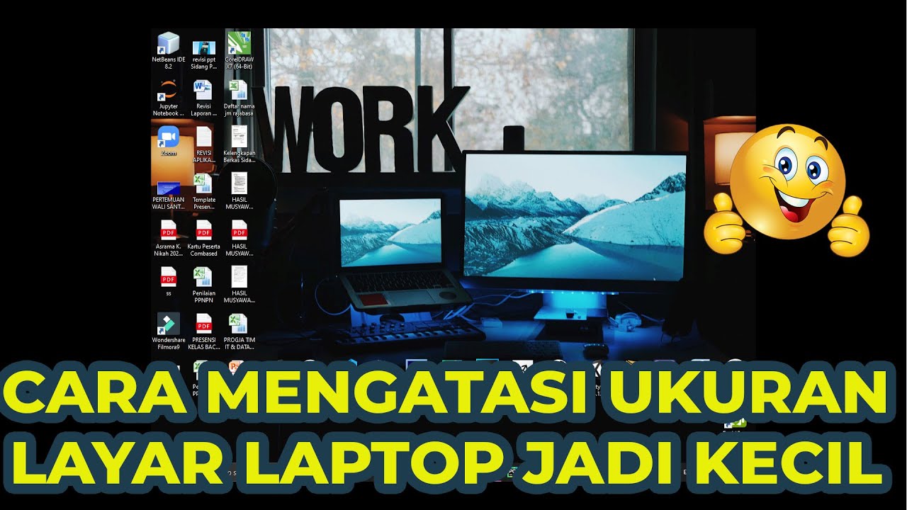Cara Mengatasi Ukuran layar laptop Yang Mengecil - YouTube