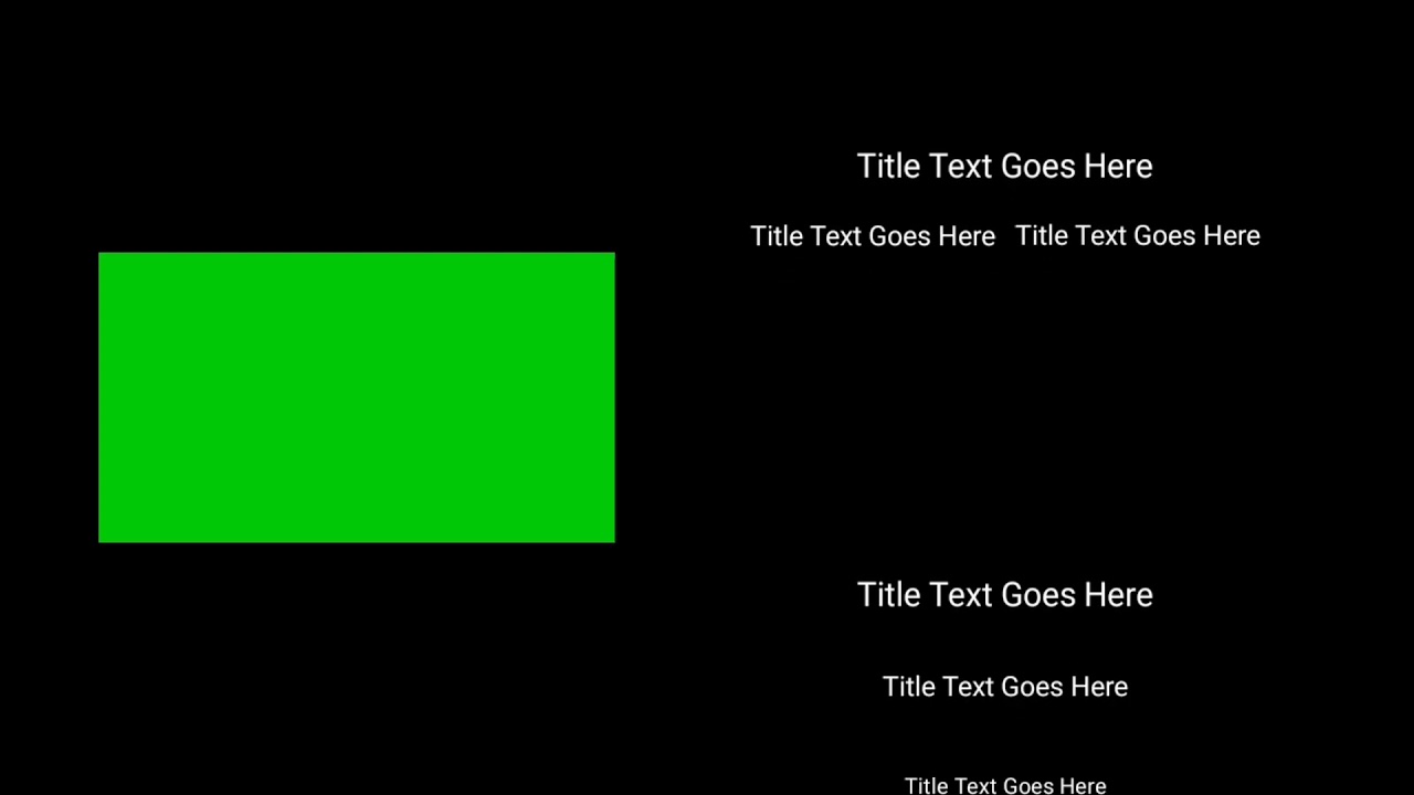 Green Screen Ending Credits - YouTube