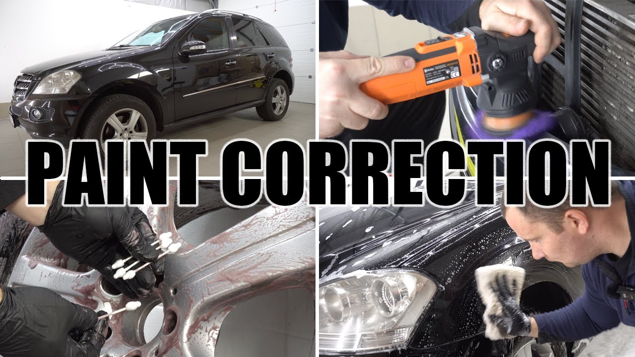 PAINT CORRECTION of A BLACK MERCEDES | SHOWROOM SHINE ON DARK PAINT ...