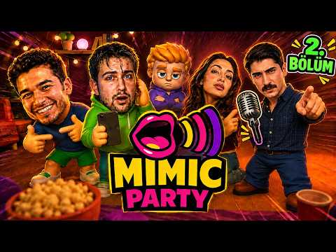 🎭TAKLİT SAVAŞI BAŞLADI! 🔥😂 | HUSAMVİYUVİYU MİMİC PARTY OYNUYOR 2. BÖLÜM