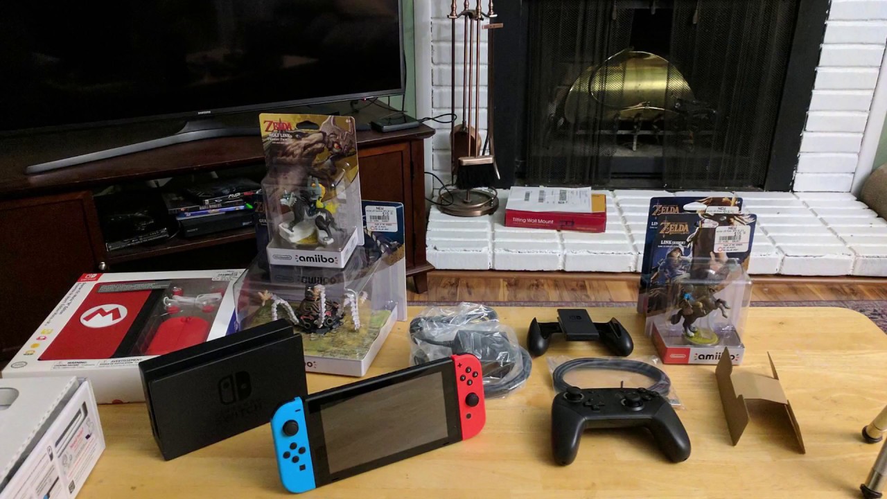 Nintendo Switch Launch Night Haul and Unboxing! - YouTube