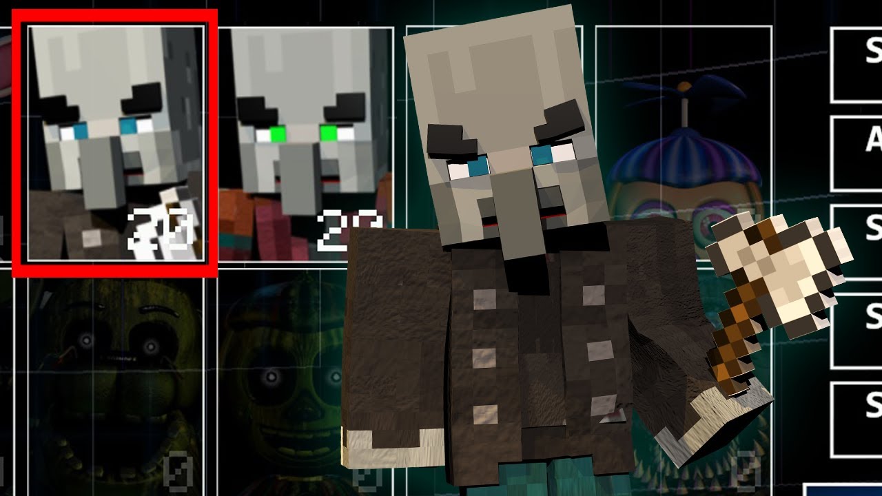 Pillagers escape from Minecraft and raid UCN! Vindicator! (UCN Mods ...