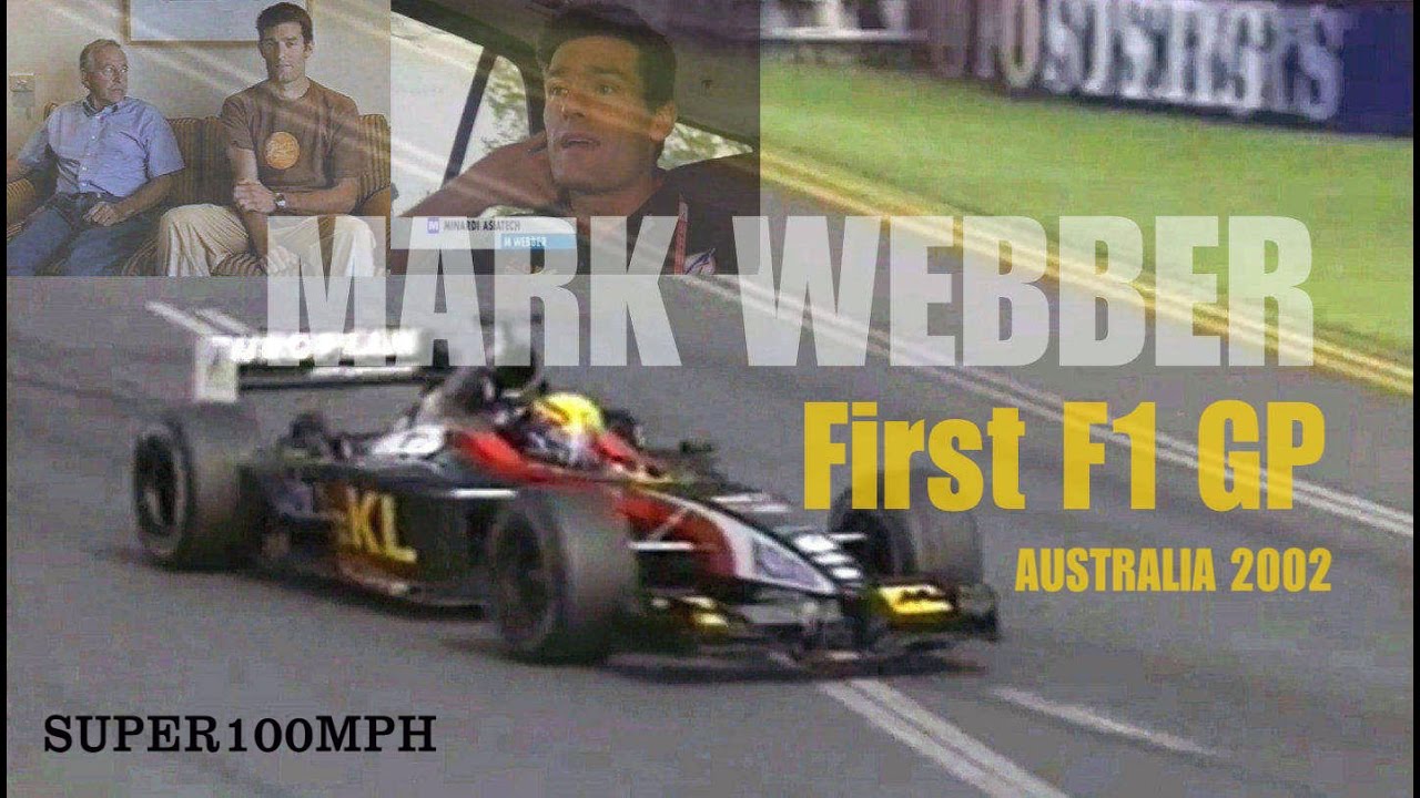 MARK WEBBER First F1 GP (Australia 2002) - YouTube