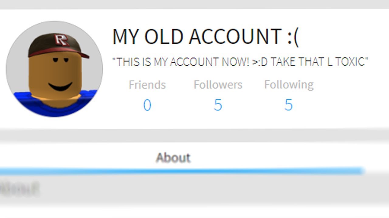 my roblox account was STOLEN! (story) - YouTube