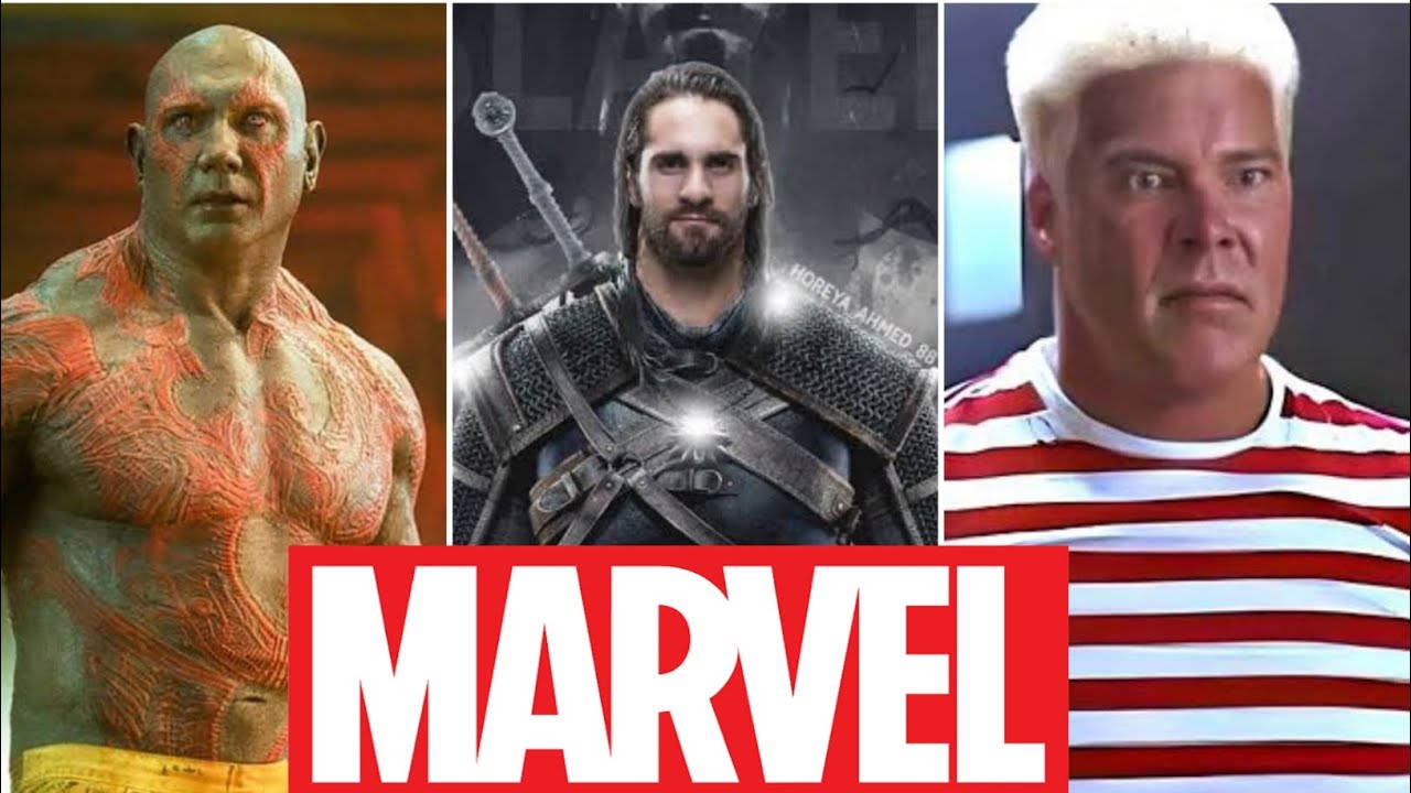 Every WWE Wrestler Apearance In Marvel Movies - YouTube