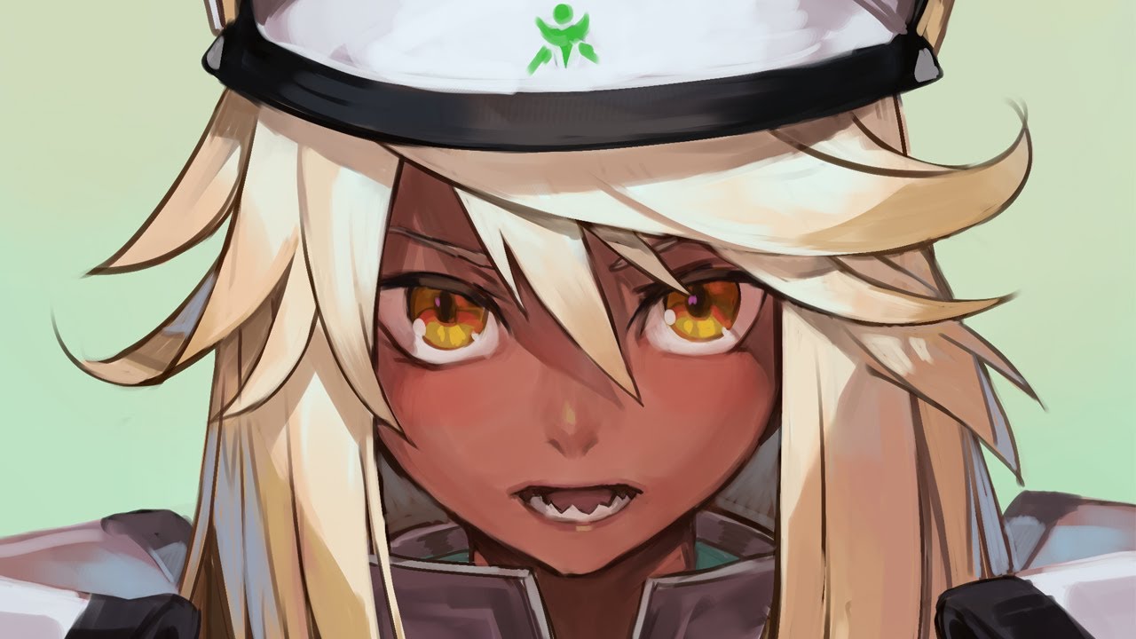 speed paint - ramlethal valentine guilty gear - YouTube