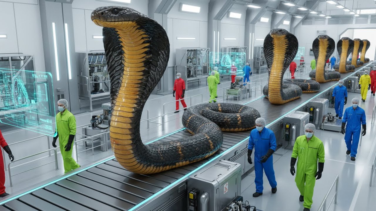 📘 Step Inside the Ultra-Clean King Cobra Antivenom Facility (2025) 🏭 ...