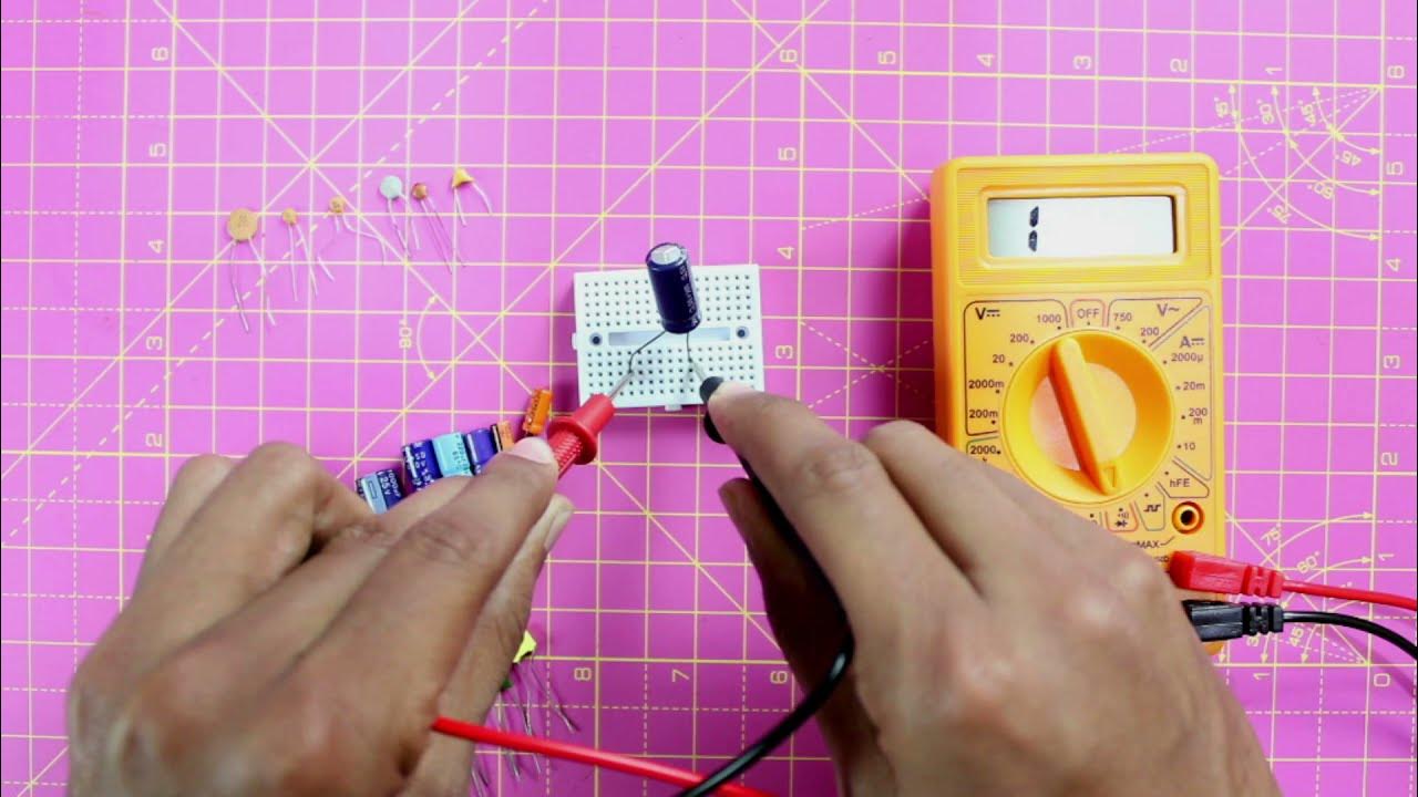 How To Test Capacitor With Multimeter Simple Way To Check Capacitor