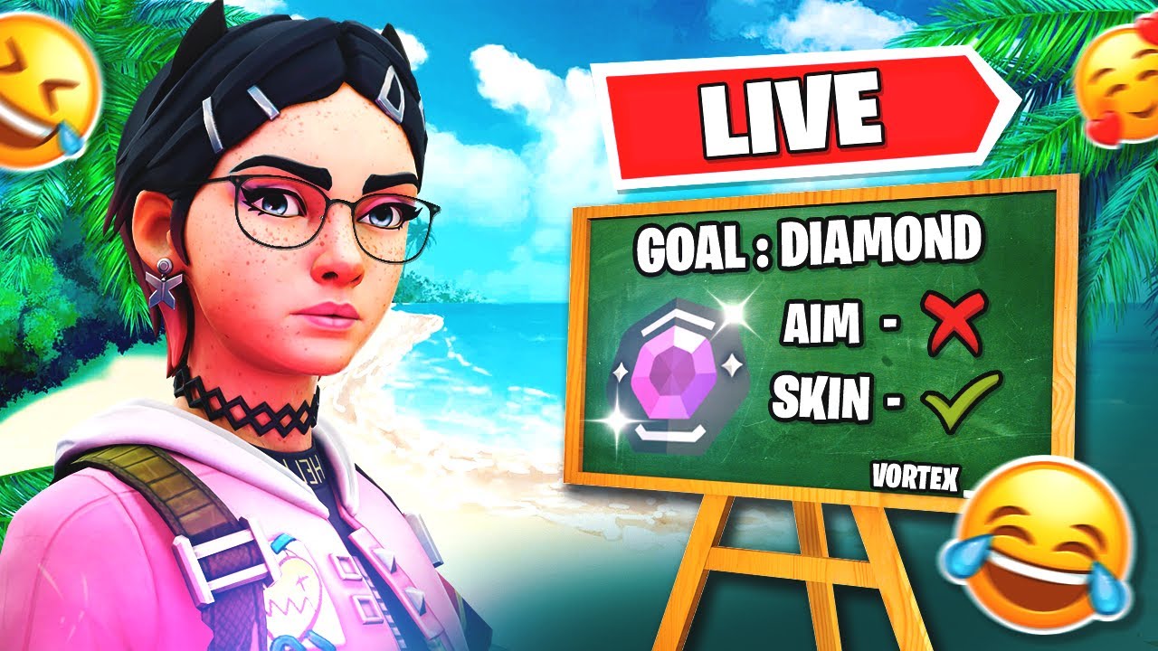 Skin ️, Aim | Diamond or Disaster? | The Diamond Grind Begins! Live ...