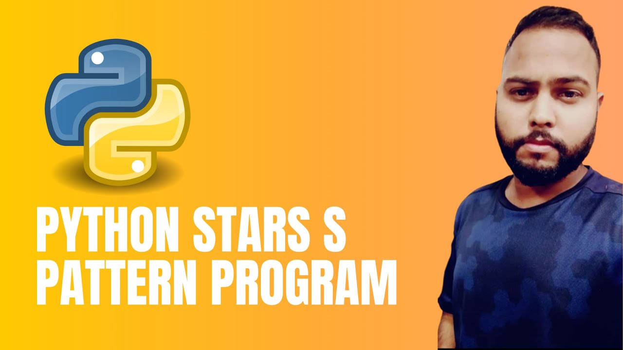 Python Pattern Programs Printing Stars In S Shape Keerthin Escape Youtube