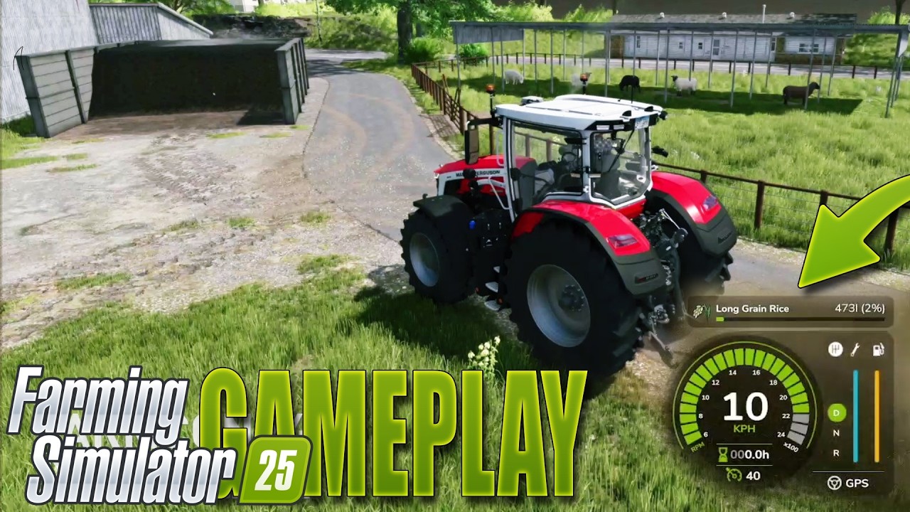 🟢Farming Simulator 25 - GAMEPLAY 🌾Efekty Pogodowe , Nowa Fizyka Wody ...