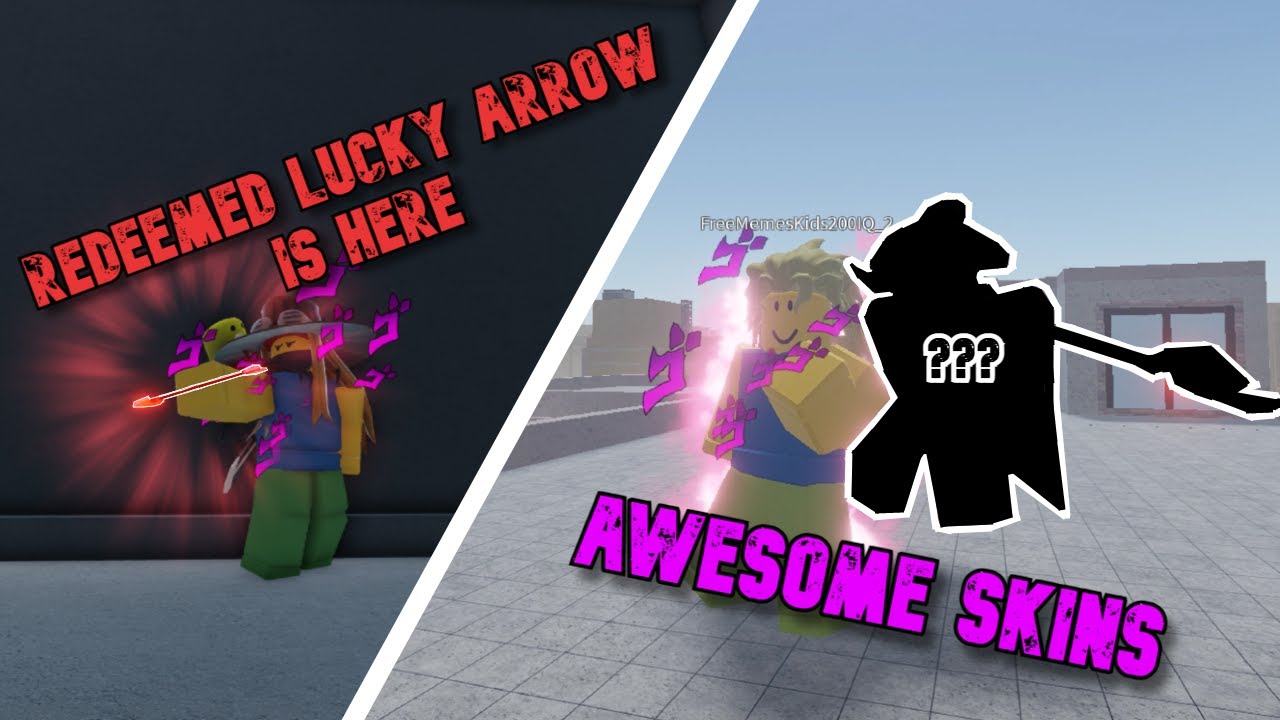 [YBA] LUCKY ARROW CODE IS OUT! + EXOTIC NEW SKIN - YouTube