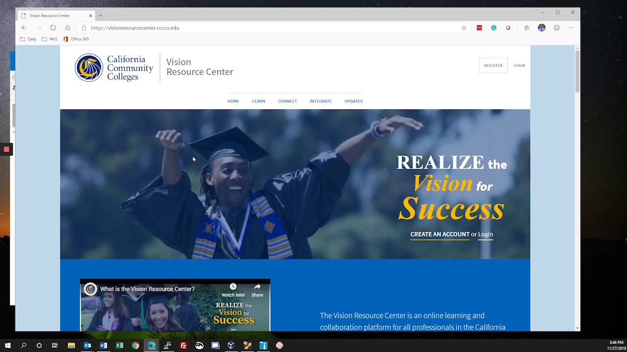Vision Resource Center Quick Start - YouTube