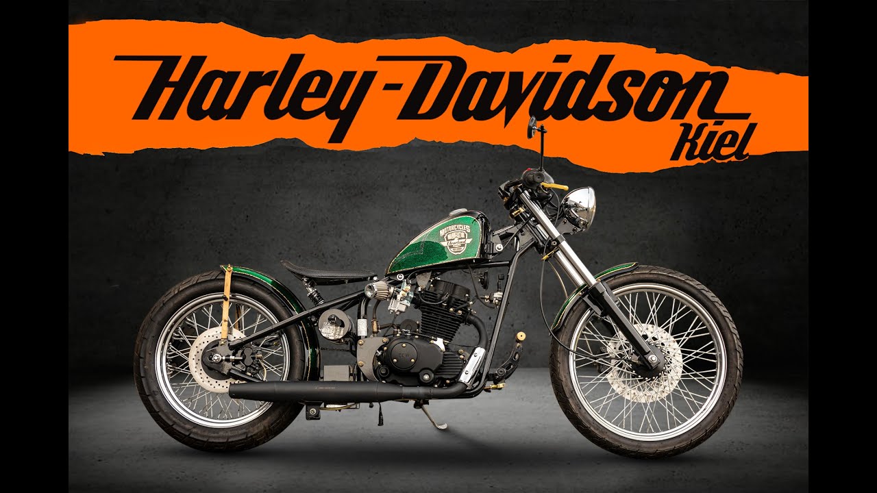 RHON LH250 BOBBER CHOPPER 229ccm - CANDY-LACK - - YouTube