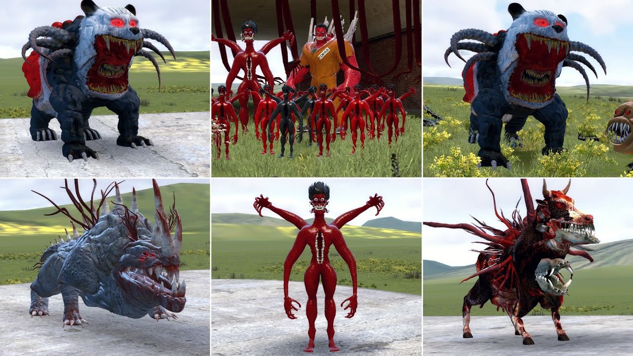 MUTANT HUMAN FAMILY VS ZOOCHOSIS FROM MONSTERS MUTANT FAMILY ANIMAL ...