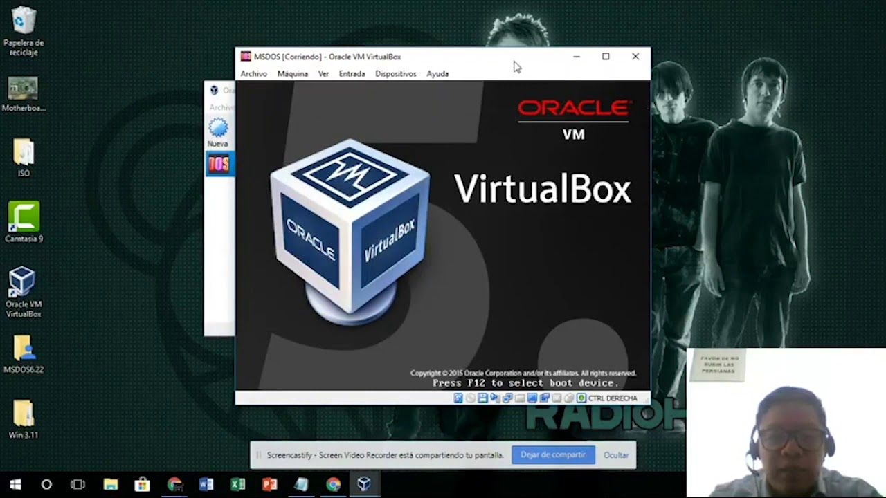 Instalación de MS DOS en VirtualBox - YouTube