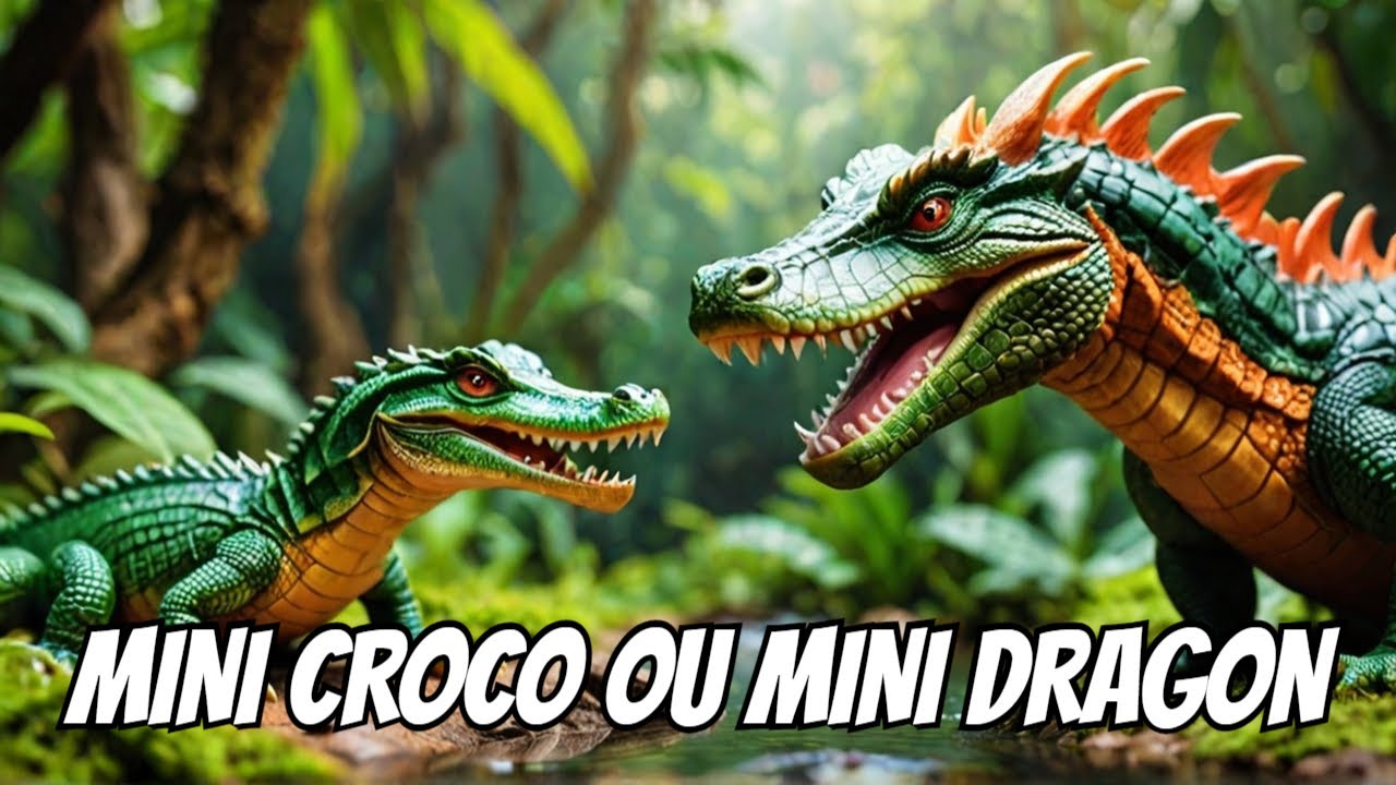 Découvre le mini crocodile trop mignon - tribolonotus gracilis - YouTube
