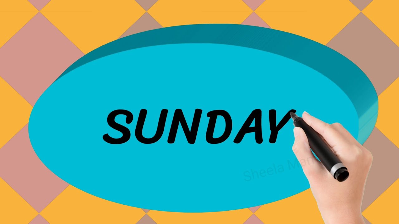 7 Days Of The Week | Sunday to Saturday Spelling | Nursery Rhymes ...