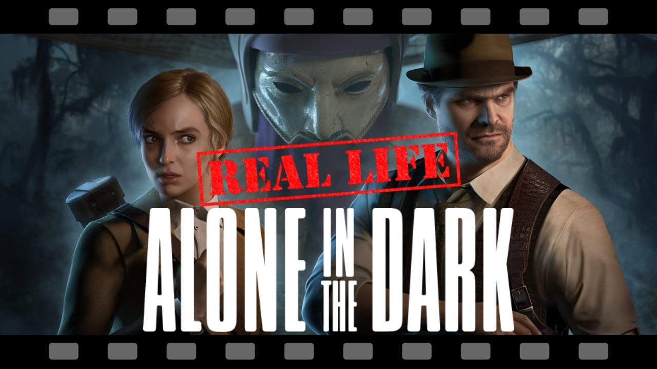 ALONE IN THE DARK IN REAL LIFE | HAUNTED HOUSE - YouTube