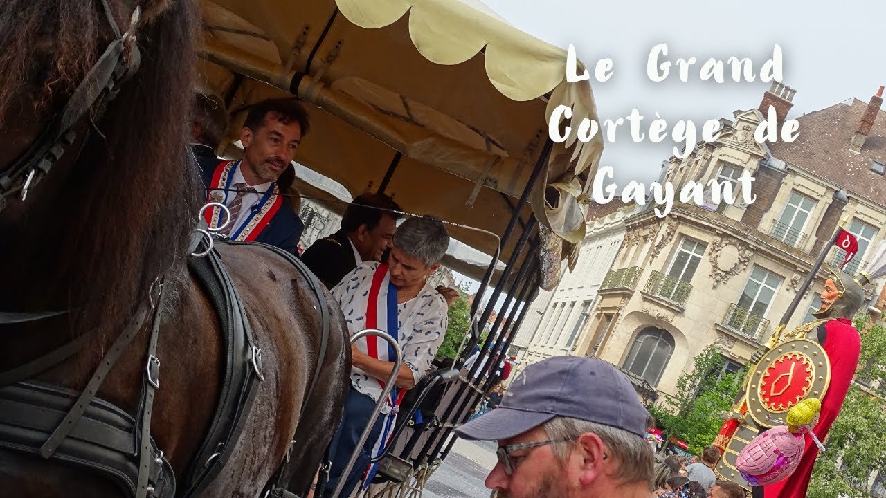 Le Grand Cortège de Gayant - Fêtes de Gayant 2023 Douai - YouTube