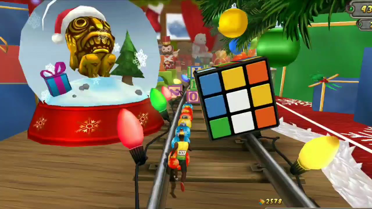 Temple Run 2 TOY TRAIN EXPLORATION WINTER TOYLAND NEW GLOBAL CHALLENGE ...