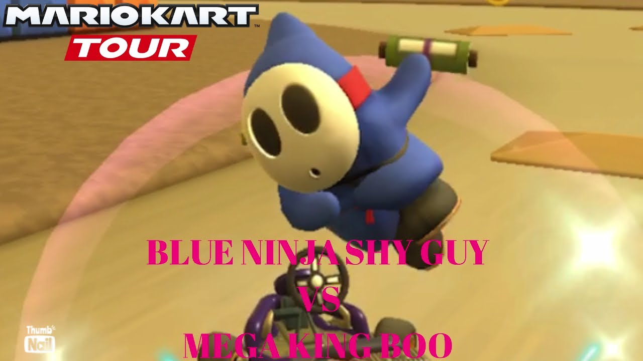 Blue Ninja Shy Guy vs Mega King Boo - YouTube