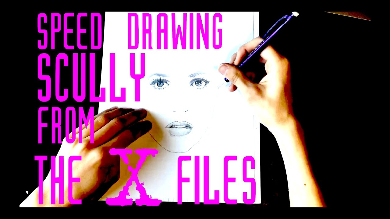 Drawing Agent Scully from "The X-Files" [ Speed Drawing by Matthew ...