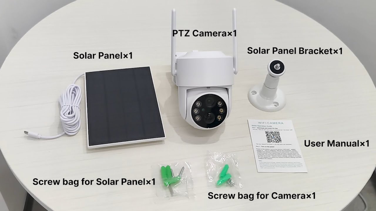 Hiseeu 4MP Wireless Security Camera with Solar Panel Unboxing & Setup ...